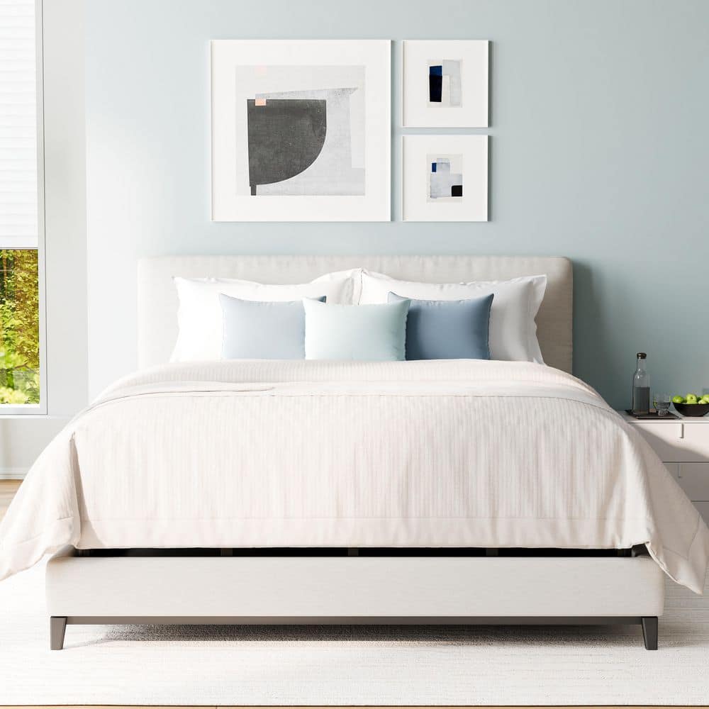 HOMZENE Heavy-Duty 9-in. Full Metal Box Spring with Strong Support THD ...