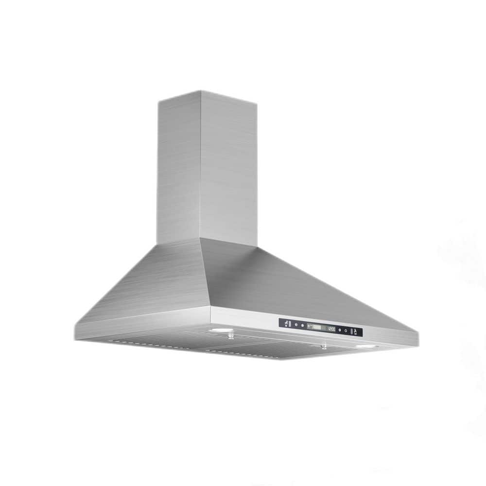 Anlicho 36 in. 600 CFM Convertible Wall Mount Range Hood Downdraft ...