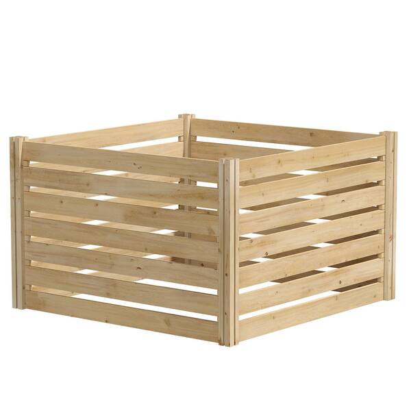 Greenes Fence Greenes 309.17 Gal. Cedar Wood Stationary Composter ...