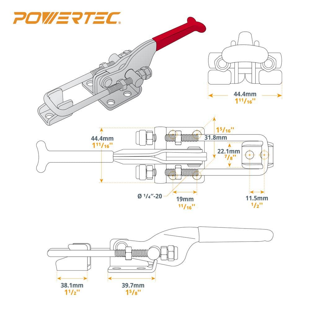 Adjustable Latch-Action U Bolt Toggle Clamps, 700 Nepal | Ubuy