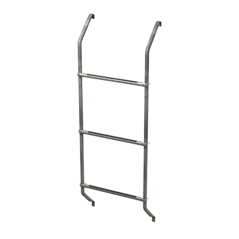 Ultra Protect 3-Step Galvanized Steel Basement Window Well Egress ...