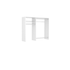 Closet Evolution 36 in. W - 60 in. W White Wood Closet System WH15 ...