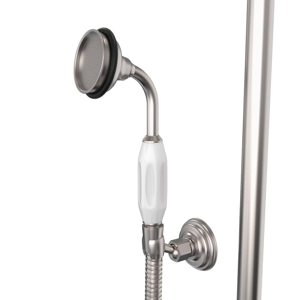 DreamLine Abbey 10 in. x 28 in. 1/2 in. Shower Faucet Set with ...