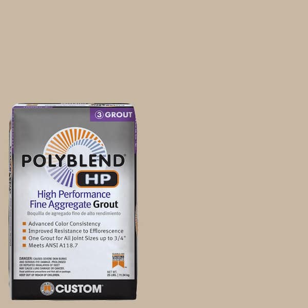 Custom Building Products Polyblend HP #644 Shadow 25 lbs. High ...