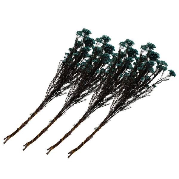 castellousa 24 in. Tiffany Blue Indoor Non Artificial Dried Preserved ...