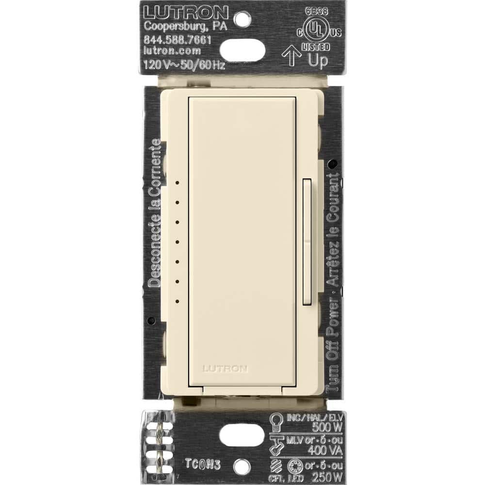 Lutron Maestro PRO LED+ Tap Dimmer Switch for 250W LED, 500W ELV, 400W ...