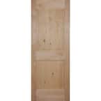 Builders Choice 36 in. x 80 in. 2-Panel Square Top Raised Panel Ovolo ...