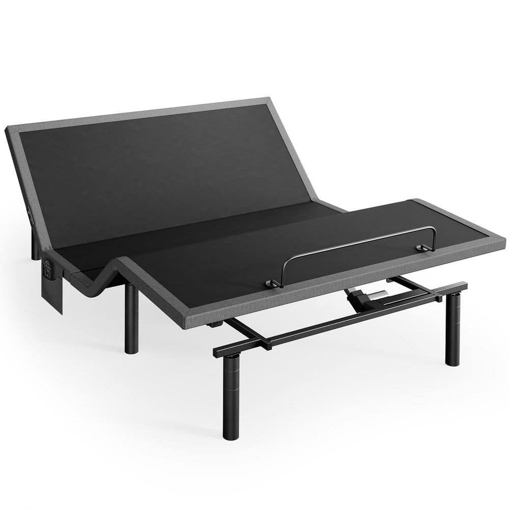 PERLECARE Black, Queen, Adjustable Bed Frame Base with USB Charging ...