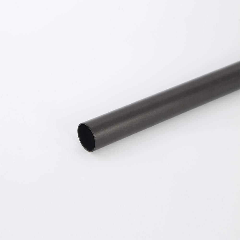 Everbilt Closet Rod, 72 in. W Matte Black Heavy Duty Steel Hanging ...