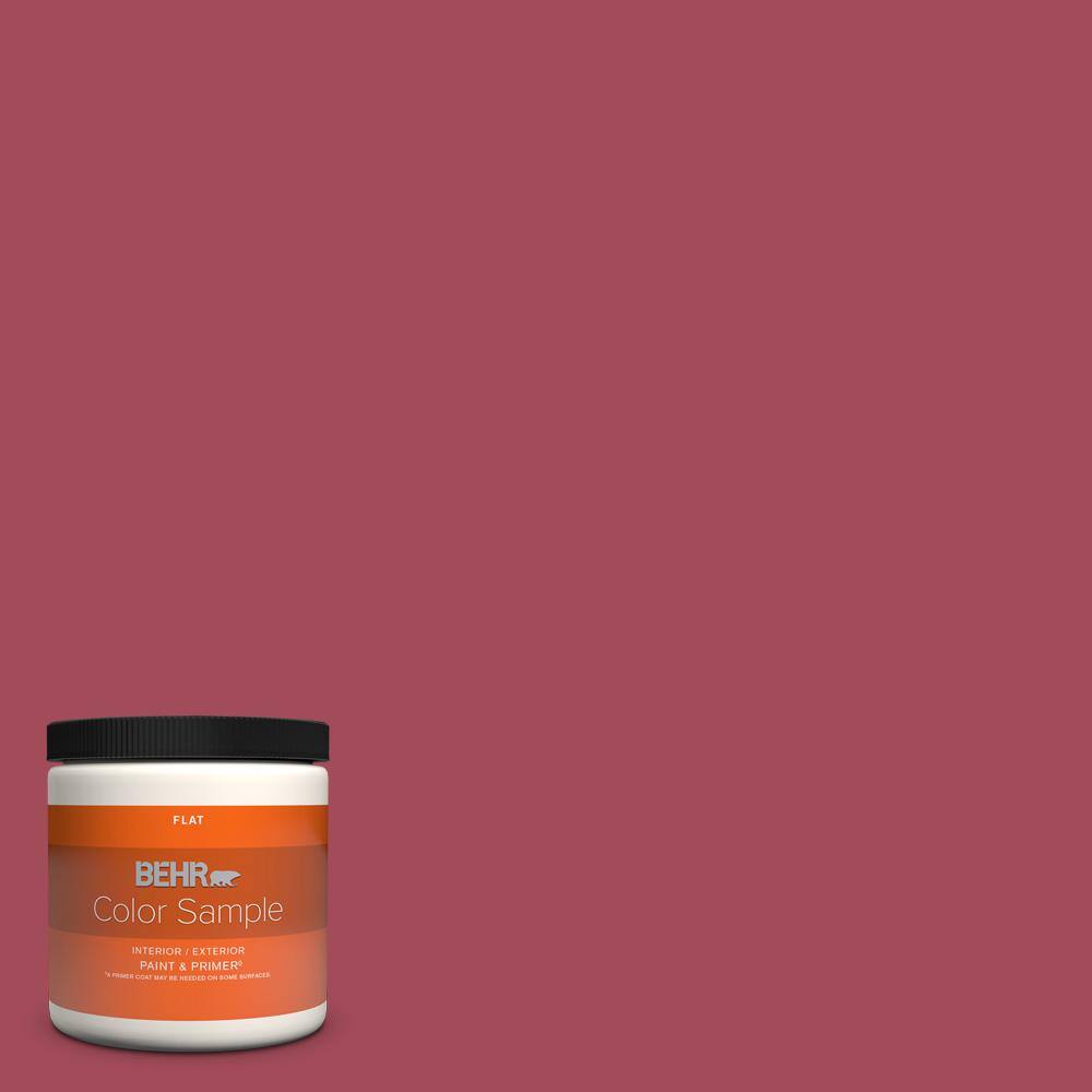 BEHR PREMIUM PLUS 8 oz. #130D-6 Sweet Spiceberry Flat Interior/Exterior ...