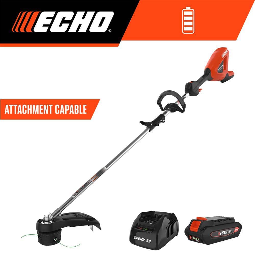 ECHO 56V Brushless Cordless Battery Attachment Capable 16 in. String ...