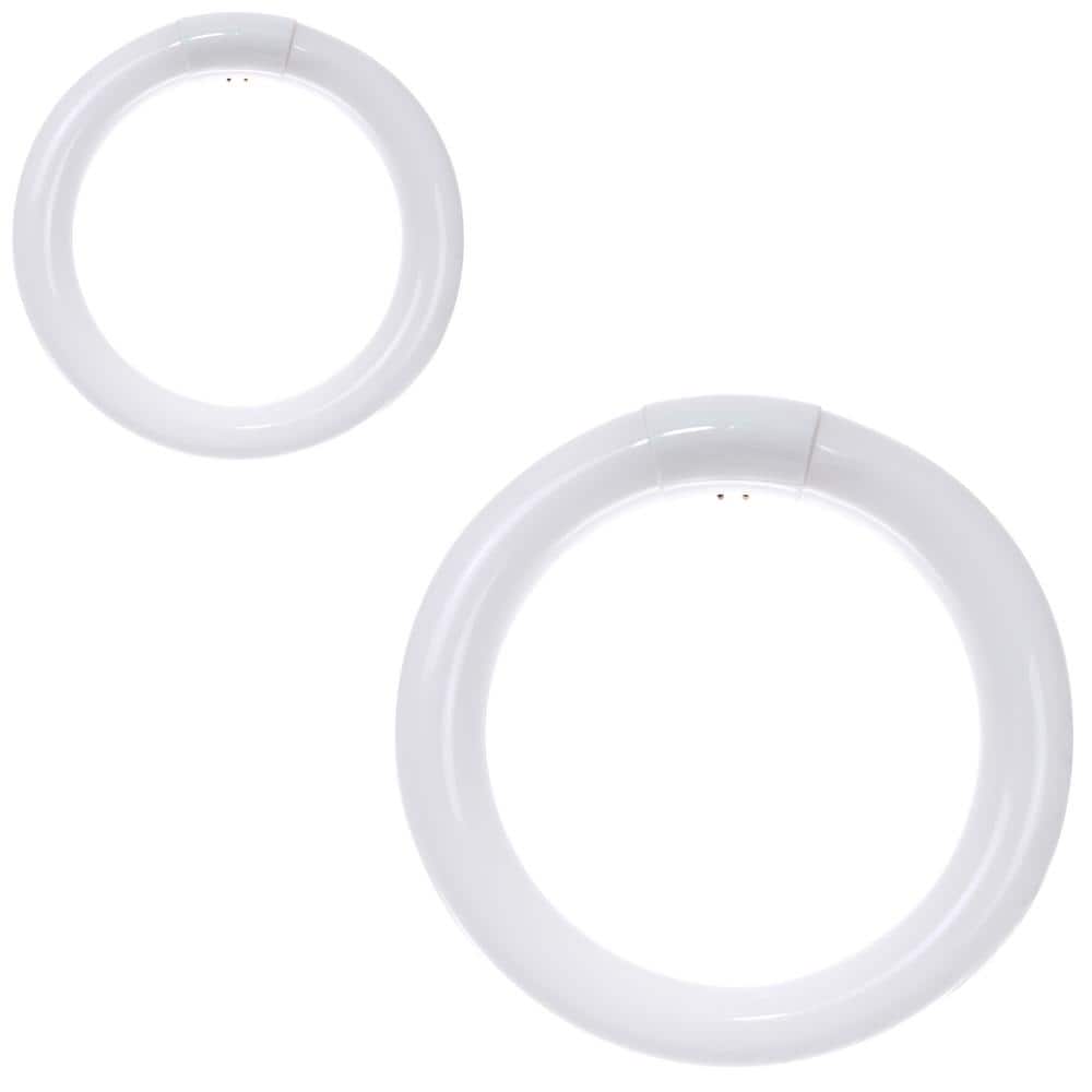 Sunlite 22-Watt 8 in. Round T8 Fluorescent Tube G10Q 4-Pin Base Light ...
