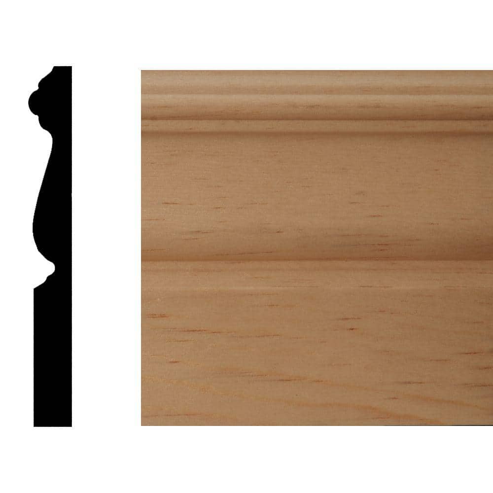 Builder's Choice OP 412 1/2 in. x 4-1/4 in. Pine Base Molding HDSP412 ...