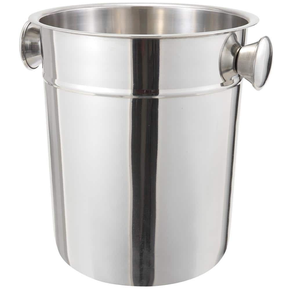 Winco 1-Bottle Stainless Steel 8 qt. Wine Bucket WB-8 - The Home Depot
