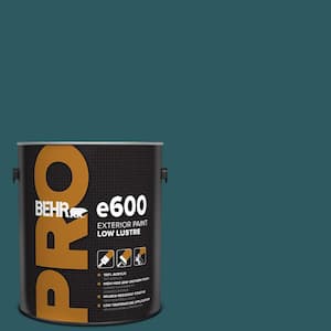 BEHR PRO 5 gal. #QE-47 Petro Blue Low Luster Exterior Paint PR62305 ...