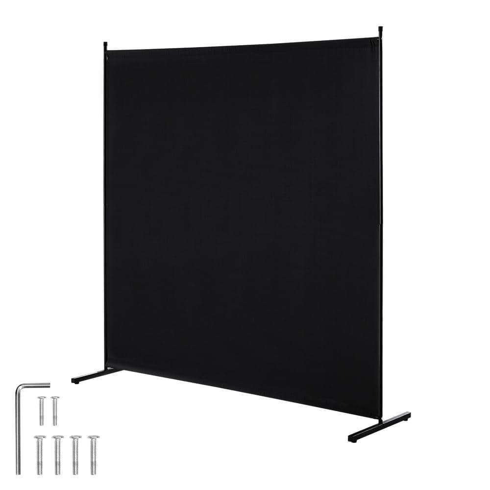 SVOPES Room Divider, 6 ft. Single Panel Privacy Screen, Freestanding ...