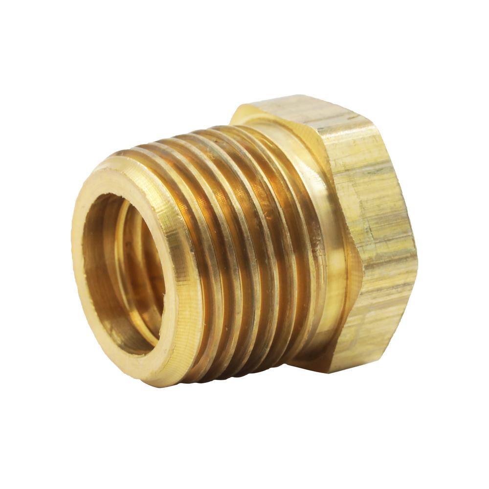 Everbilt 3 8 In MIP X 1 4 In FIP Brass Bushing Fitting 802319 The