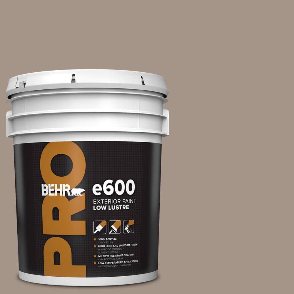 BEHR PRO 5 gal. #HDC-NT-04A Clay Low Luster Exterior Paint PR62305 ...