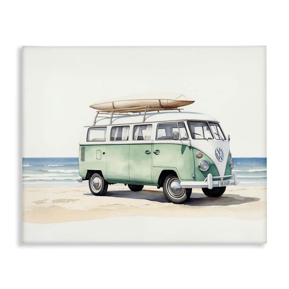 Stupell Industries Tropical Summertime Ride by Arlington Prints Unframed Coastal Graphic Art ...