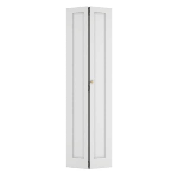 SOCBAZZAR 24 in. x 78.4 in. 1-Panel Hollow Core White Primed Molded ...
