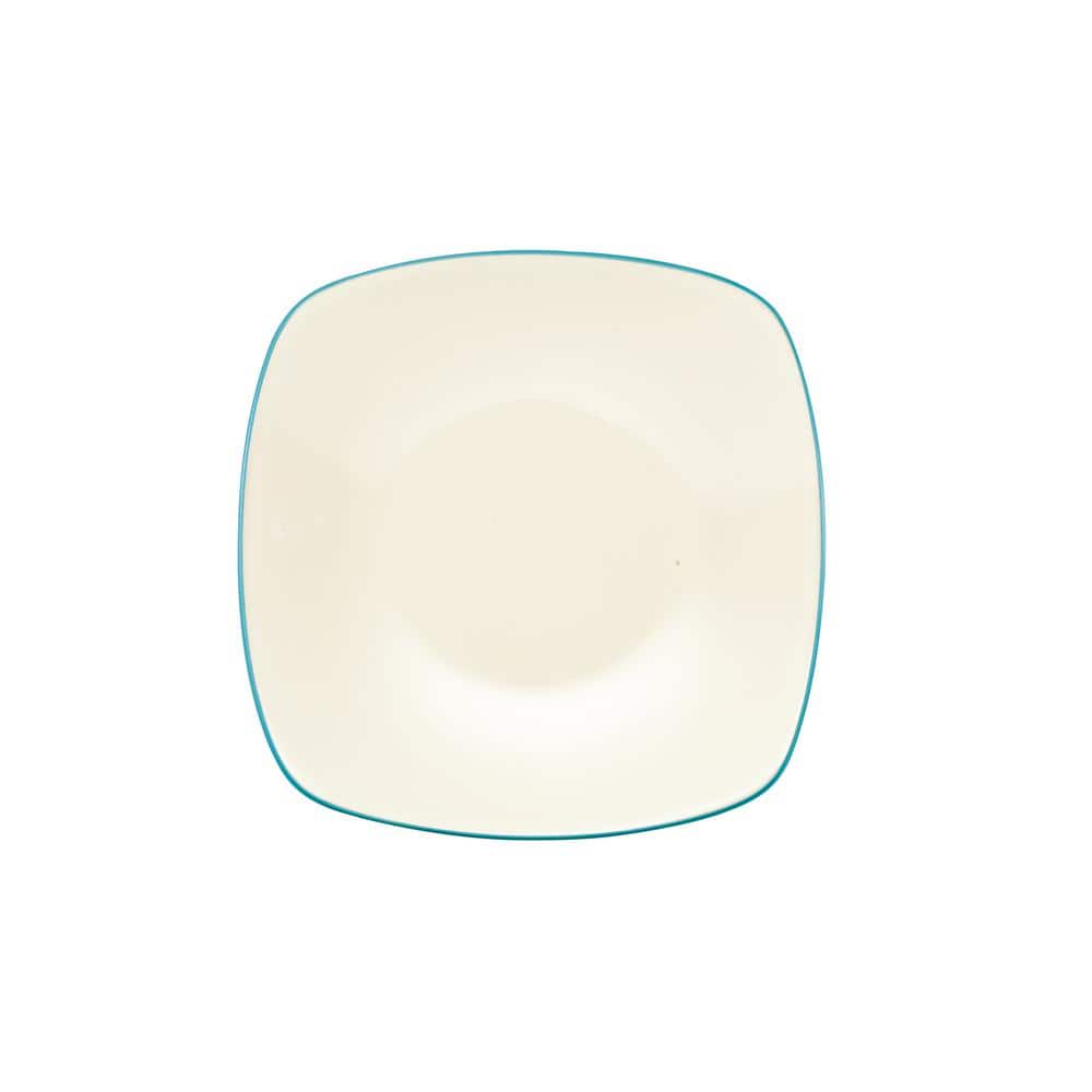 Noritake Colorwave Turquoise Stoneware Square Dinner Plate 10-3/4 in ...