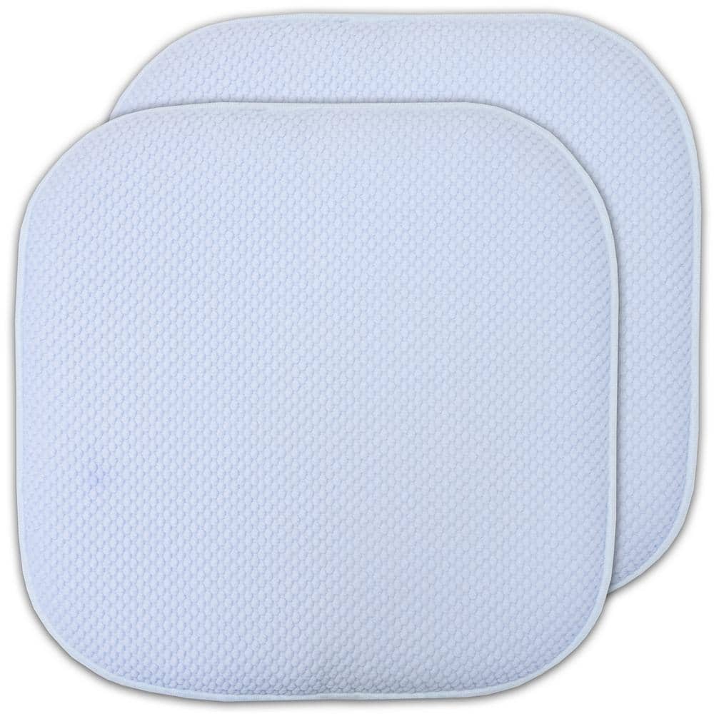 Sweet Home Collection Honeycomb Memory Foam Square 16 in. x 16 in. Non ...