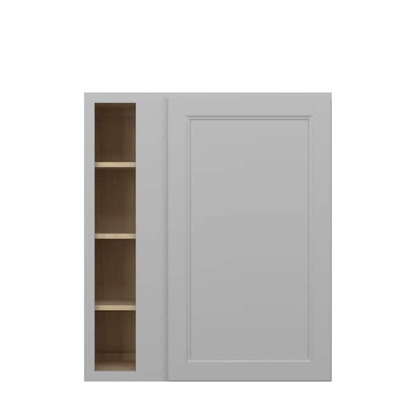 Kunal Kitchens Rockingham Recessed 36 in. W x 42 in. H x 12 in. D in Painted Stratus Plywood ...