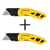 Stanley Compact Fixed Blade Folding Utility Knife (2-Pack ...
