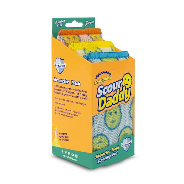 Scrub Daddy Scour Daddy Scratch Free Scouring Pad (3-Count ...