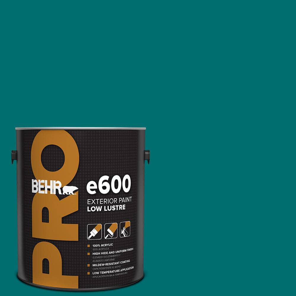 BEHR PRO 1 gal. #P460-7 Caribbean Current Low Luster Exterior Paint ...