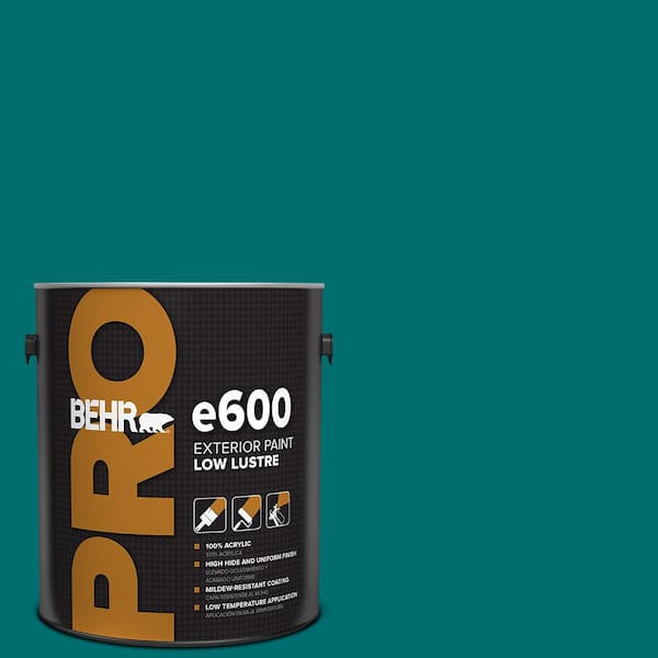 BEHR PRO 1 gal. #P460-7 Caribbean Current Low Luster Exterior Paint ...