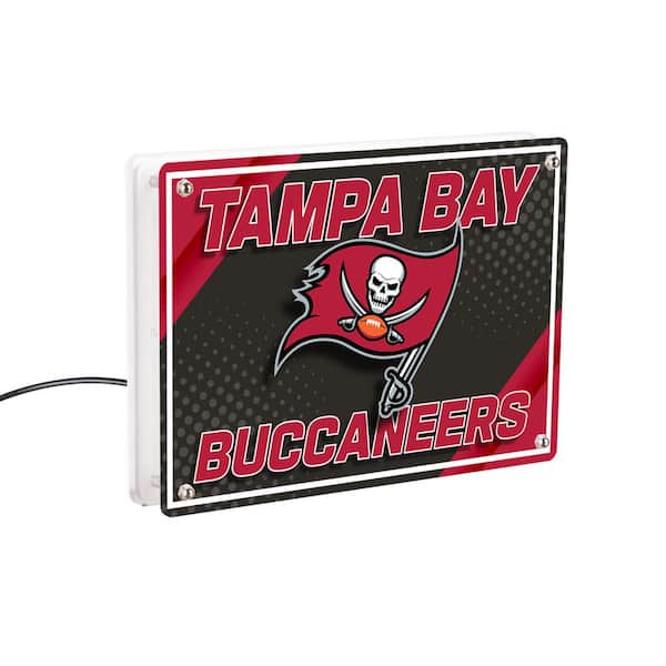 Evergreen Tampa Bay Buccaneers NFL Football Black Rectangle Desk Lite ...