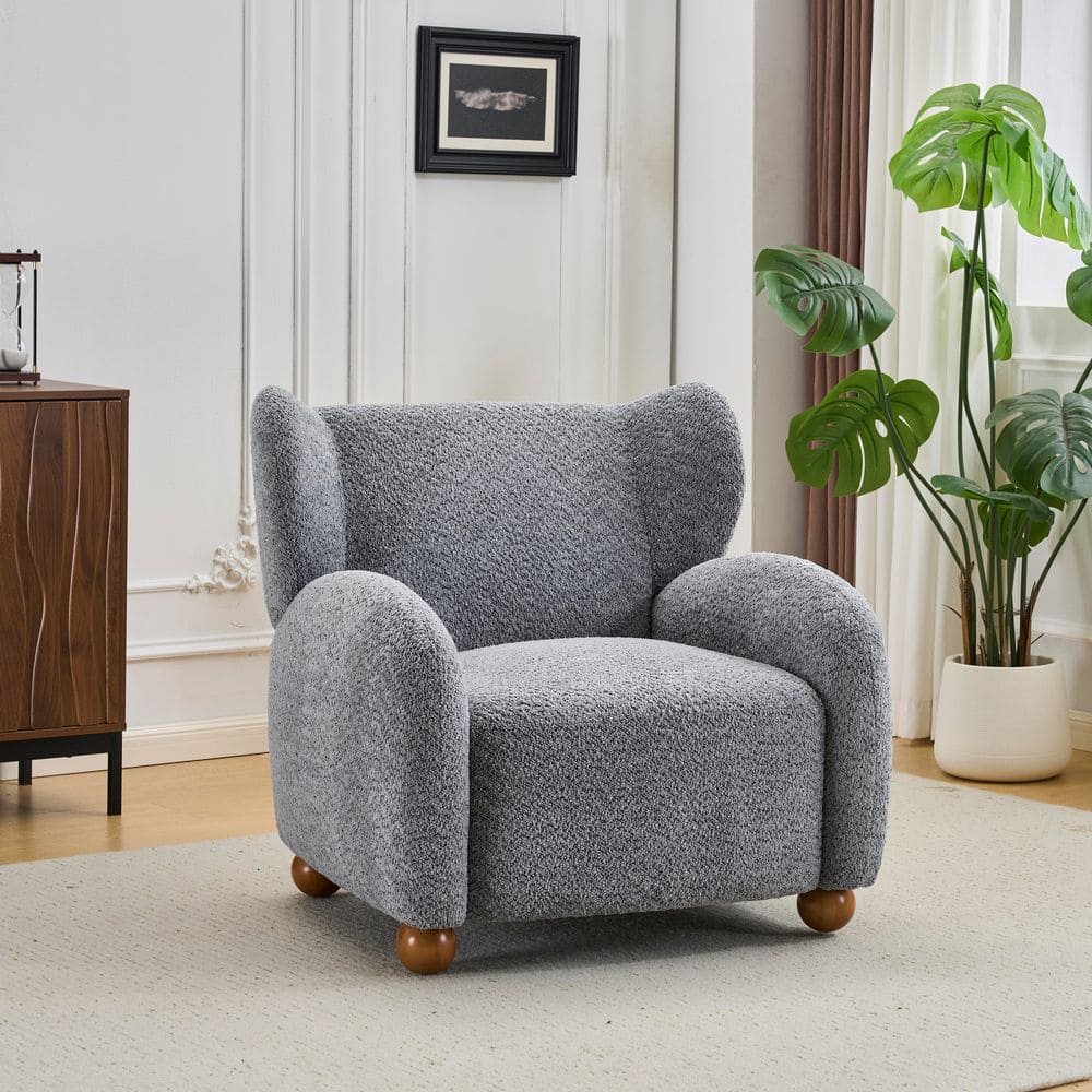 CHRISTOPHER KNIGHT HOME Pope Modern Dusty Blue Upholstery Boucle Fabric ...