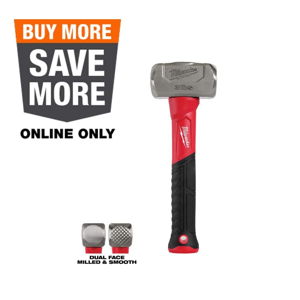 Black Milwaukee Drill Milwaukee 3 Lb Fiberglass Drilling Hammer ...