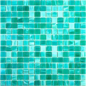 Apollo Tile Celestial Glossy Vivid Sky Blue 12 in. x 12 in. Glass ...