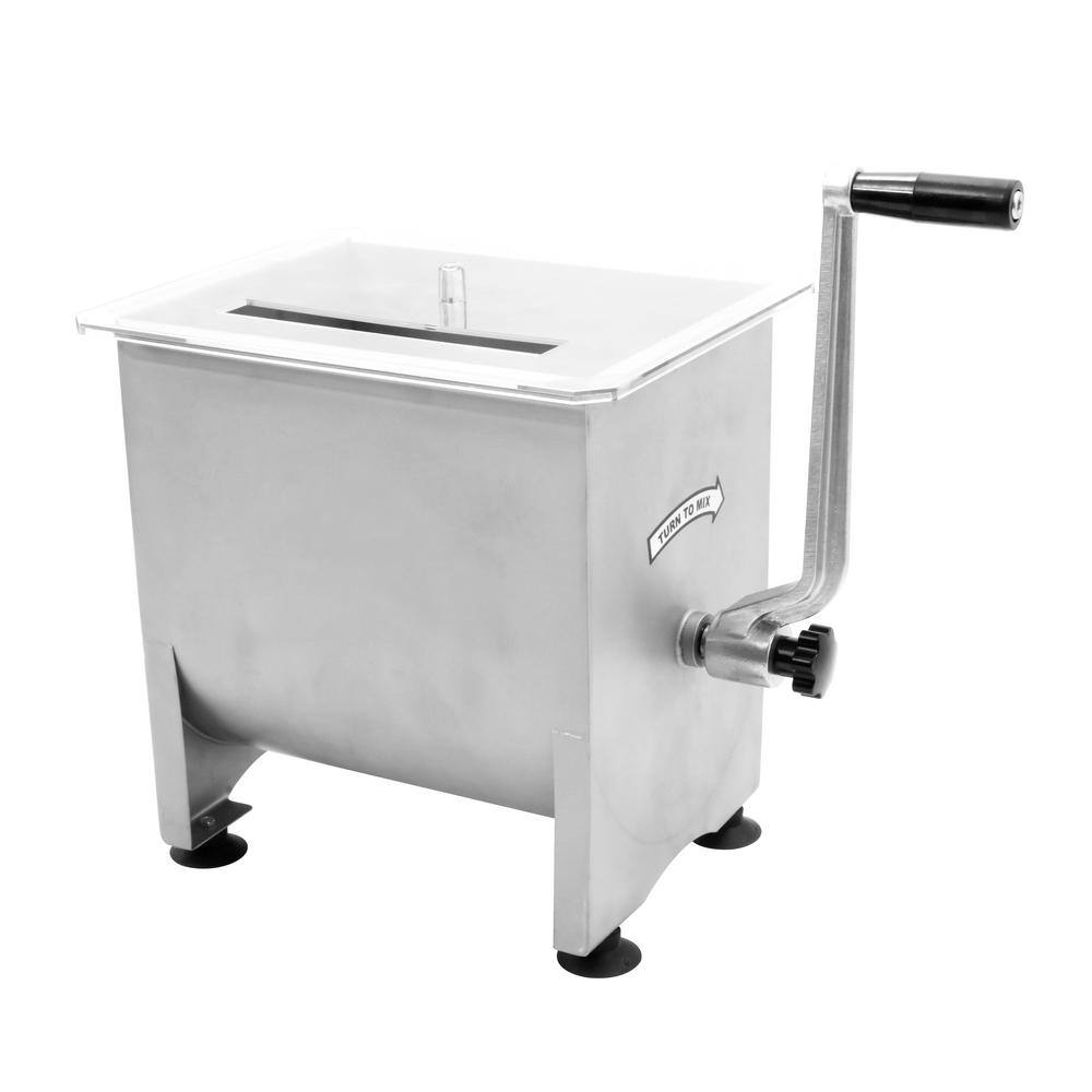 Valley Sportsman 4.2 Gallon 17lb Manual Stainless Steel Meat Mixer 1A ...