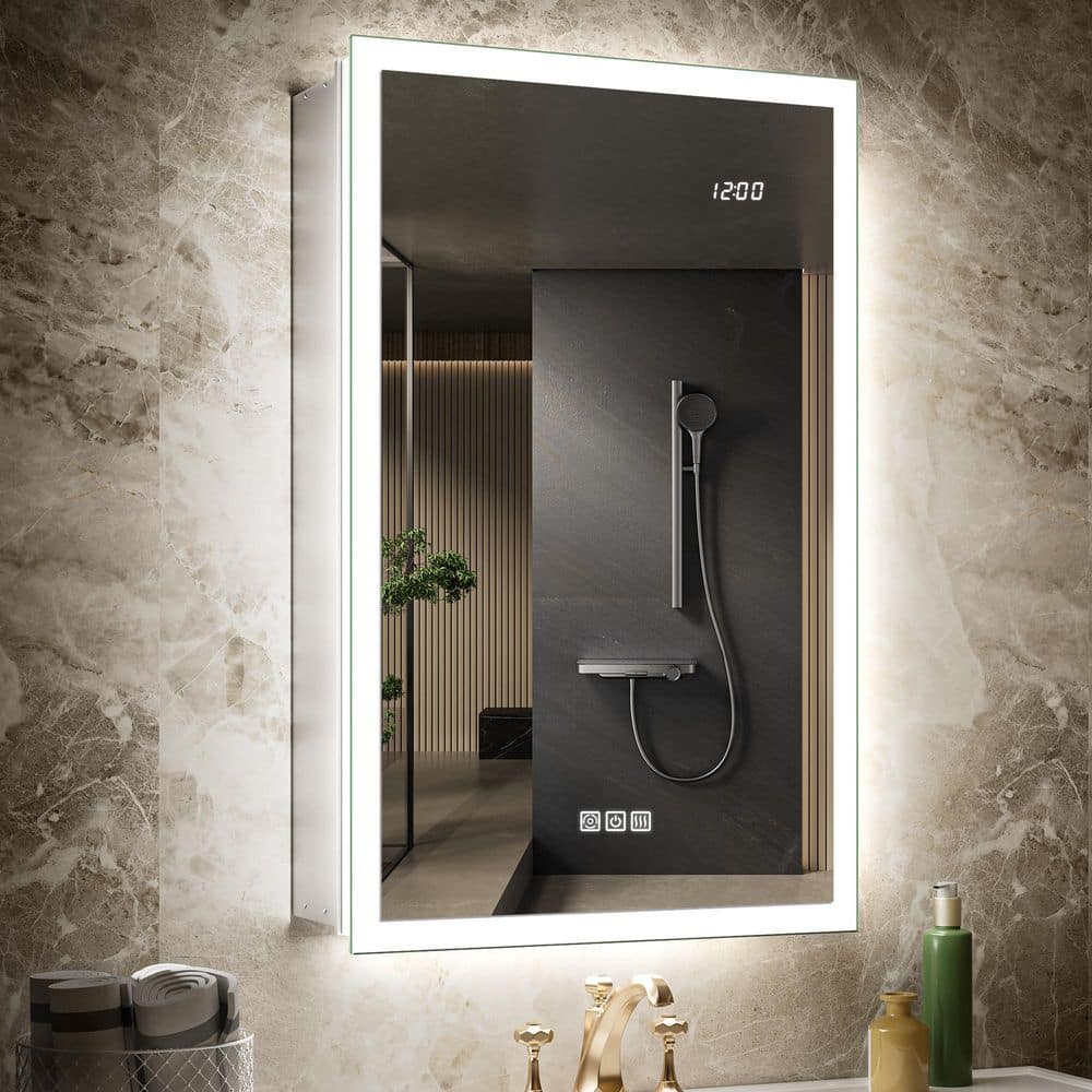 QueenFun Terri 20 in.W x 32 in.H Acrylic LED Front & Back Light ...