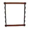 Rush Creek Creations Walnut 5 Gun Wall Rack 38-4045 - The Home Depot