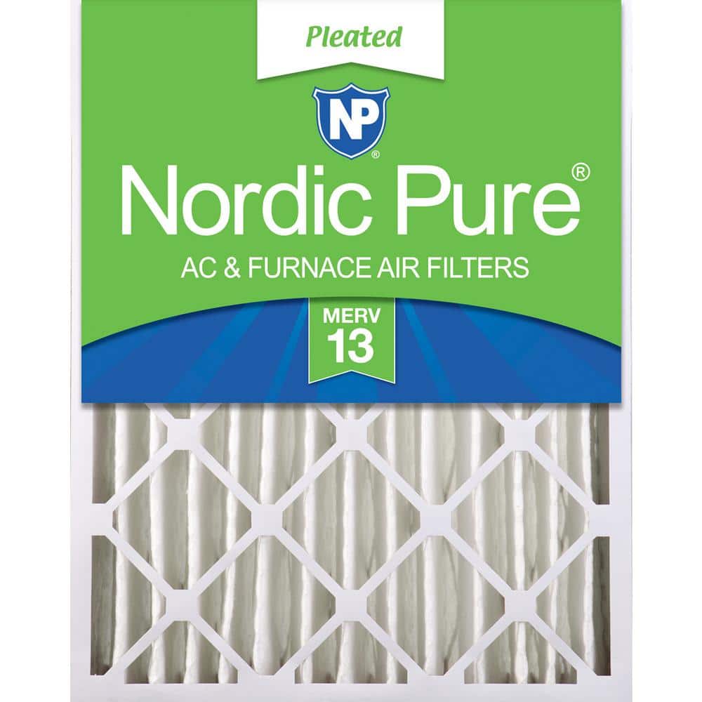 Nordic Pure 20 in. x 20 in. x 4 in. Ultimate Pleated Air Filter MERV 13 ...