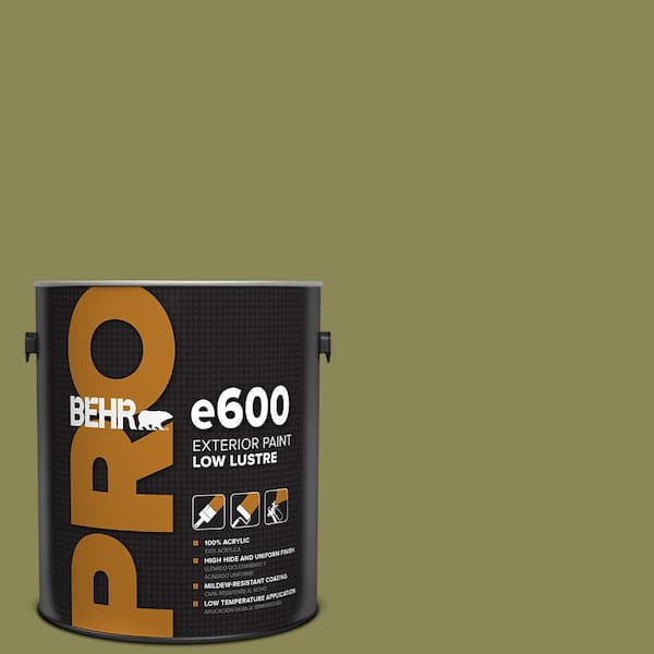 BEHR PRO 1 gal. #S340-6 Fertile Green Low Luster Exterior Paint PR62301 ...