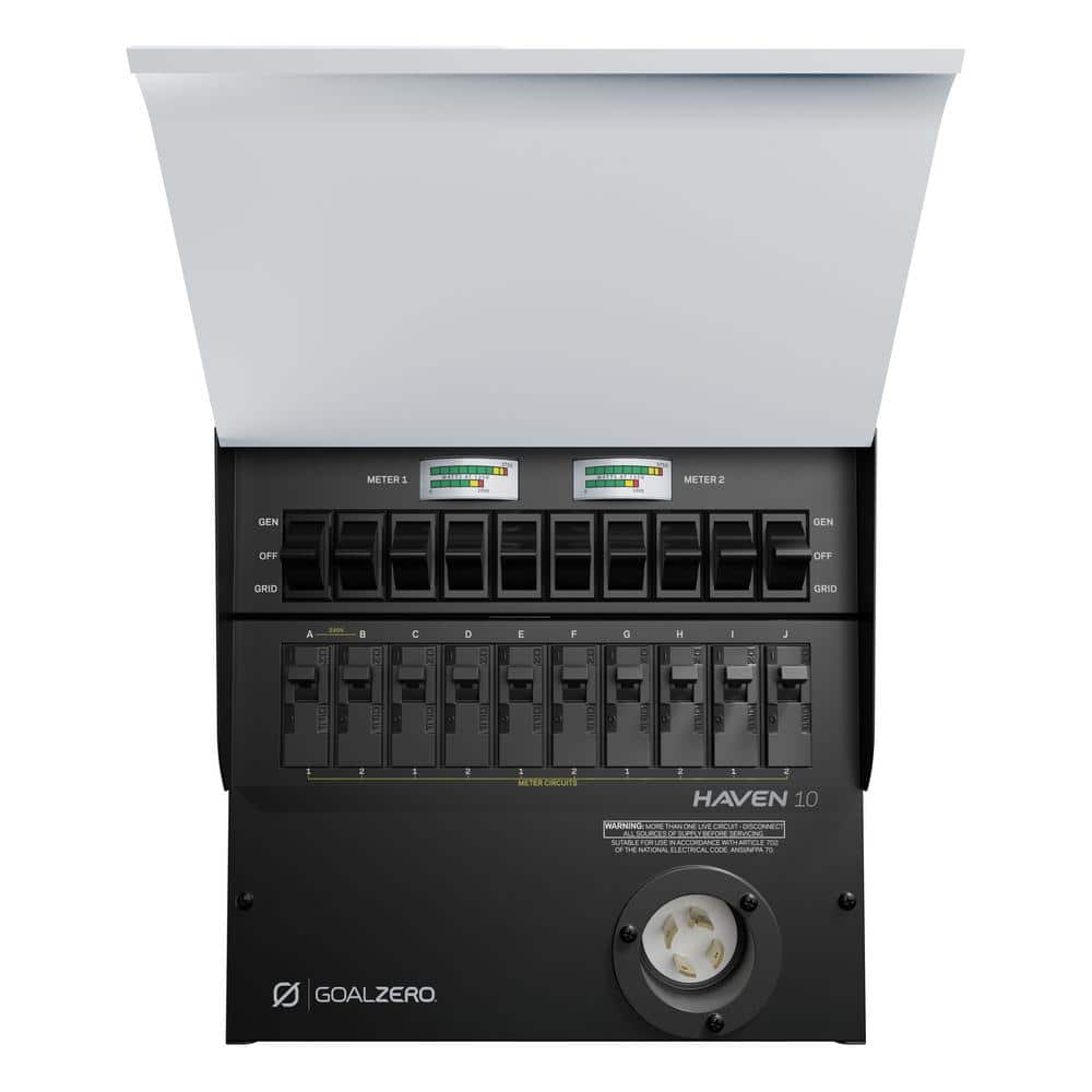 Goal Zero Haven 10-Circuit 120-Volt Manual Transfer Switch 70050 - The ...