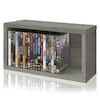 Way Basics zBoard Grey Stackable DVD Rack Storage WB-DVD-GY - The Home ...