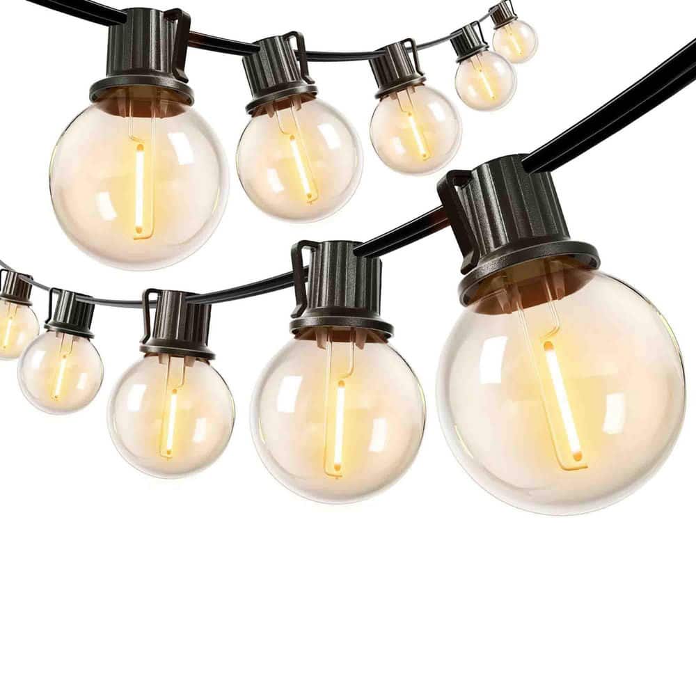 FAWEY TRED INC 100 ft. LED Outdoor String Lights with Remote TGD3-2580 ...