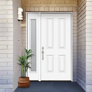 4 Panel - Single door with Sidelites - Front Doors - Exterior Doors ...