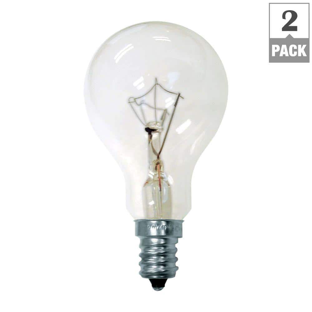 Reviews for GE 40-Watt Incandescent A15 Clear Ceiling Fan Intermediate ...