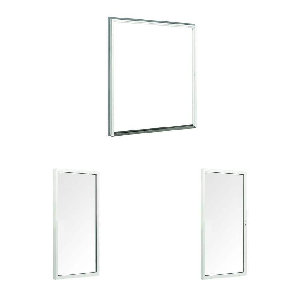 Andersen 70-1/2 in. x 79-1/2 in. 200 Series White Left-Hand Sliding ...