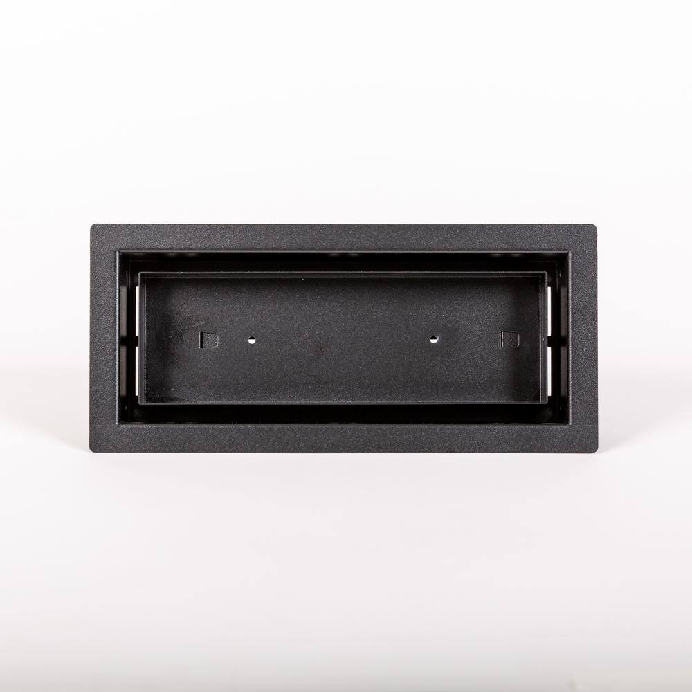 FITTES Framed OG Floor Vent Luxe 4 in. W. x 10 in. - Black AV4X10BLK ...
