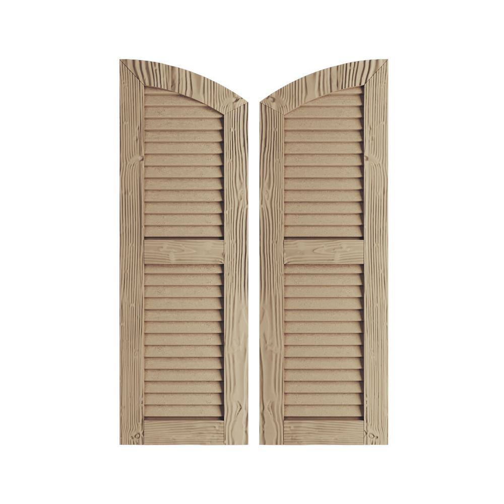 Ekena Millwork 18 x 24 in. Timberthane Polyurethane Sandblasted 2-Equal ...