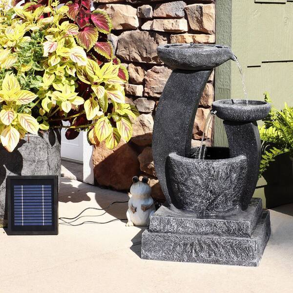 Inexpensive Solar Garden Fountains Contemporary Water Features