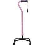 Hugo Mobility Adjustable Quad Cane for Right or Left Hand Use, Large ...